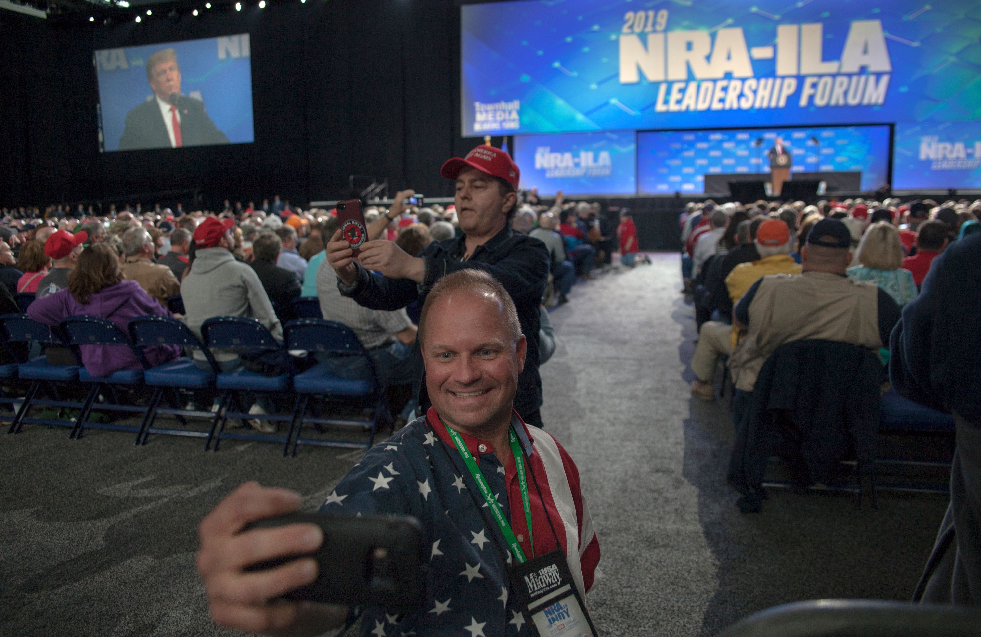 Viewfinder: Trump Supporters Take Selfies at the National Rifle ...
