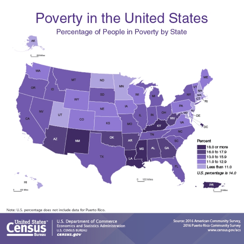 These Three Maps Show Where Poverty Is Worst in America