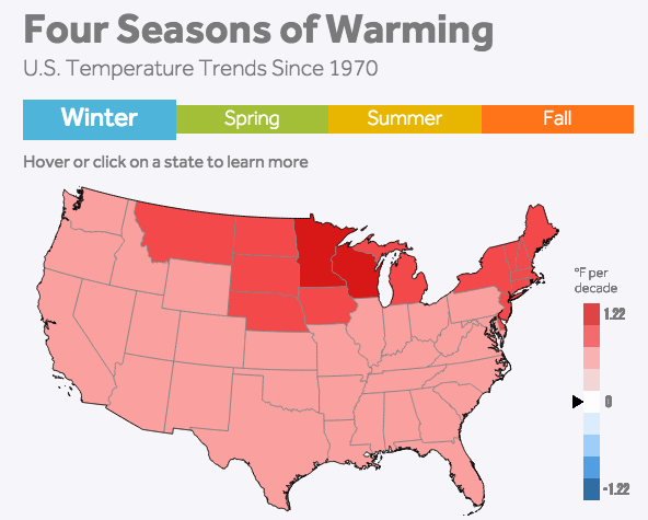 What Global Warming Looks Like in Every State - Pacific Standard