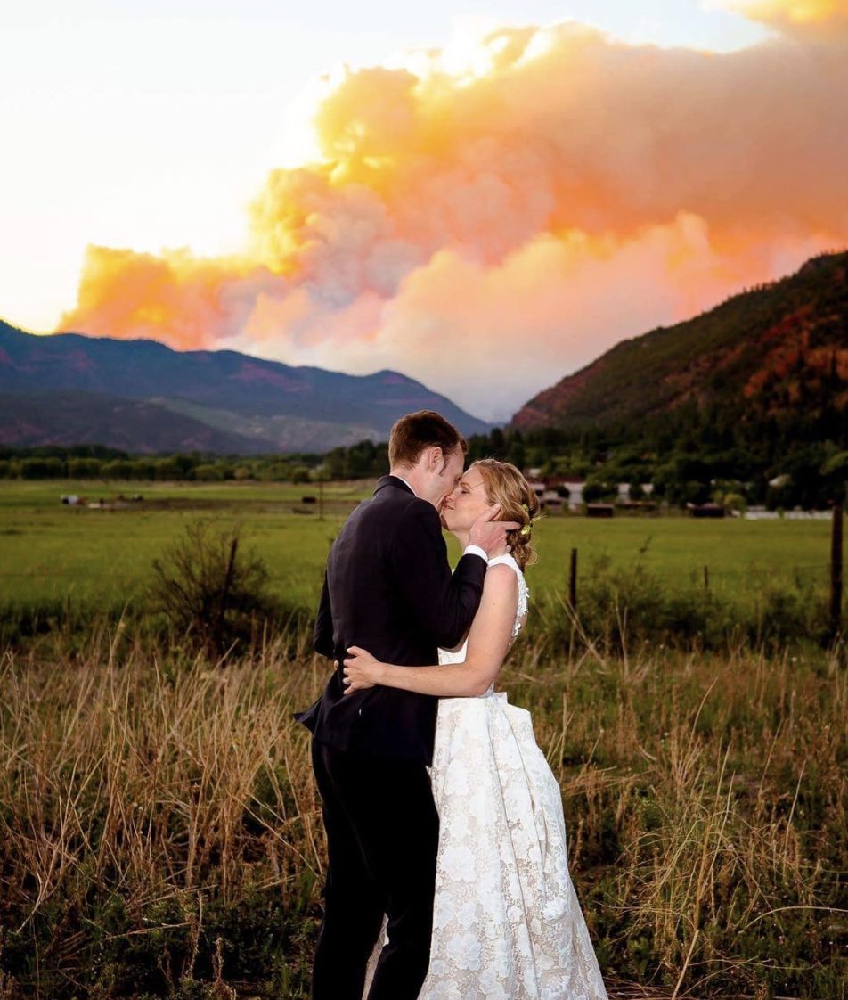 What Happens When a 'Wildfire Wedding Photo' Goes Viral